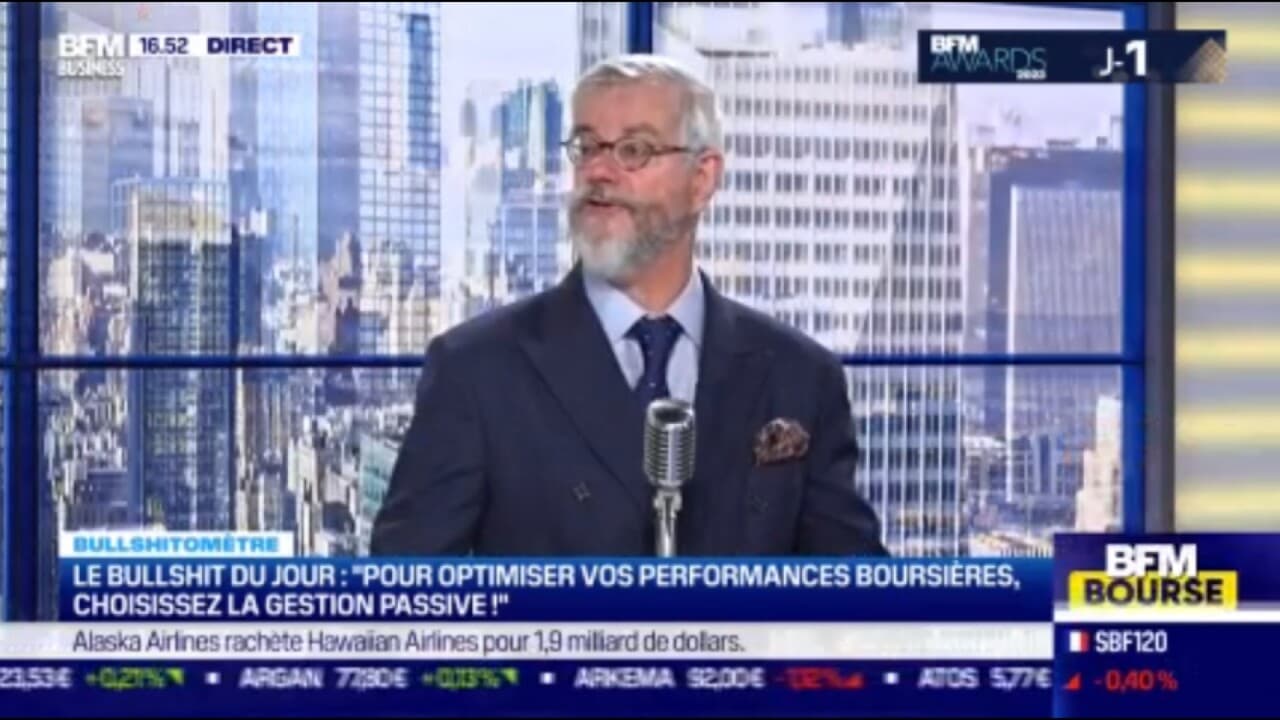 Bullshitomètre :"La gestion passive = l'avenir de la Bourse" Faux ...