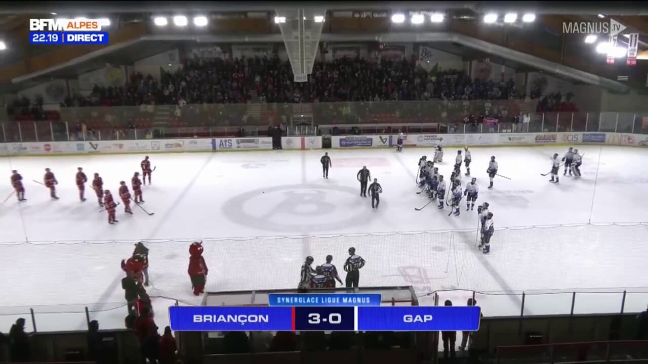 Ligue Magnus: les Diables rouges de Briançon s'imposent face à Gap