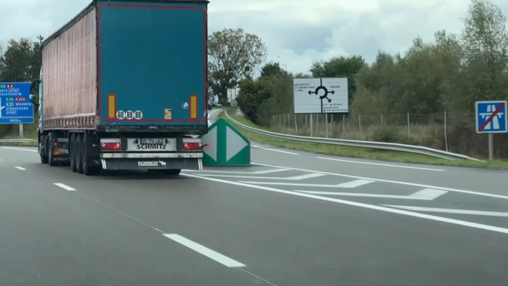 Une "écotaxe" taxe poids lourds en Alsace: comment va marcher cette ...