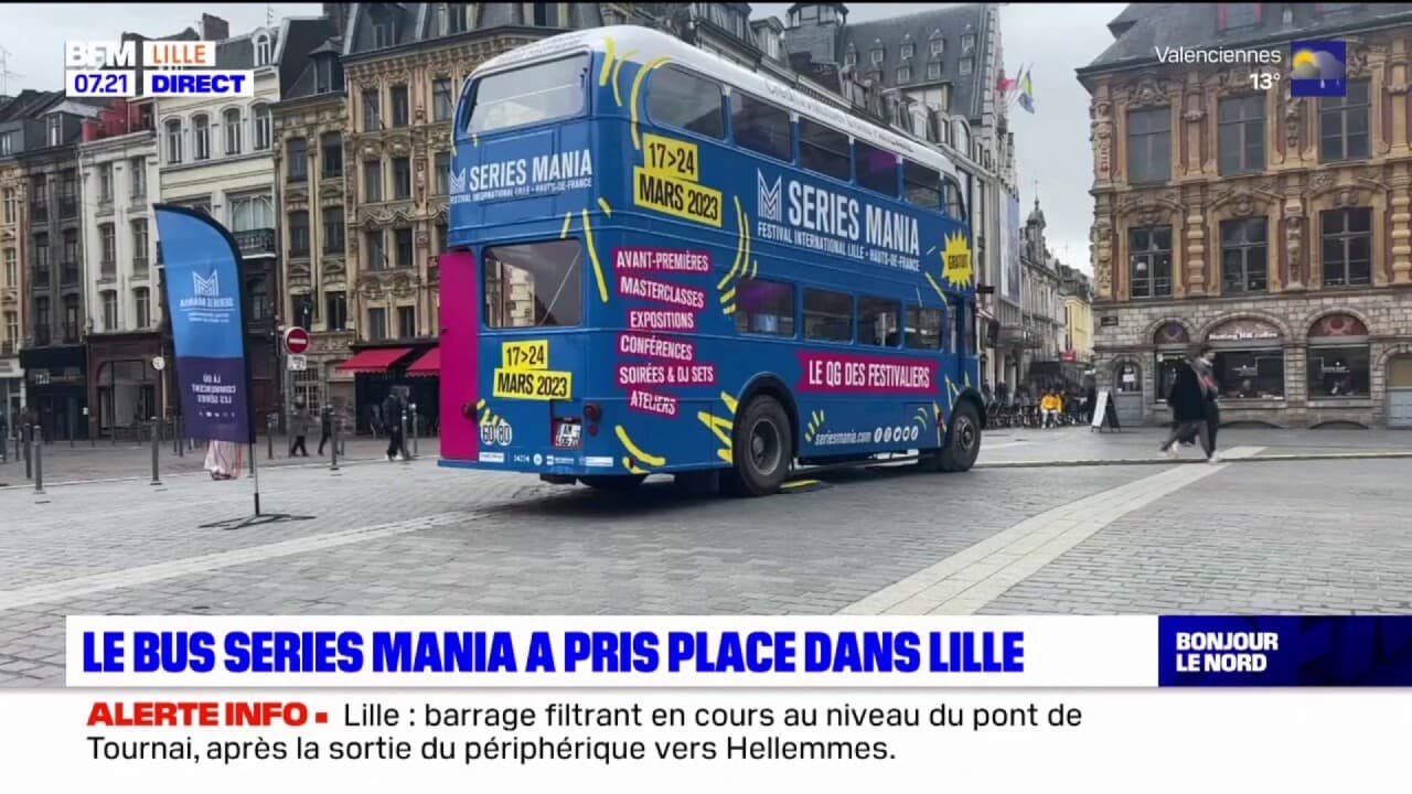 Lille: le bus Séries Mania de retour avant le début du festival