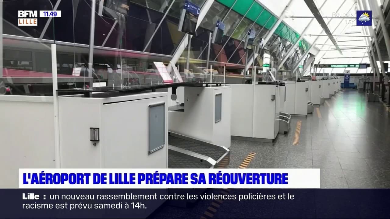 L'aéroport de Lille-Lesquin prépare sa réouverture, reprise des vols le ...
