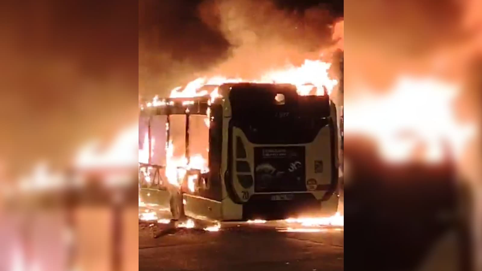 INFO BFM LYON. Rillieux-la-Pape: deux bus TCL incendiés dans le quartier de la Velette, des CRS ...
