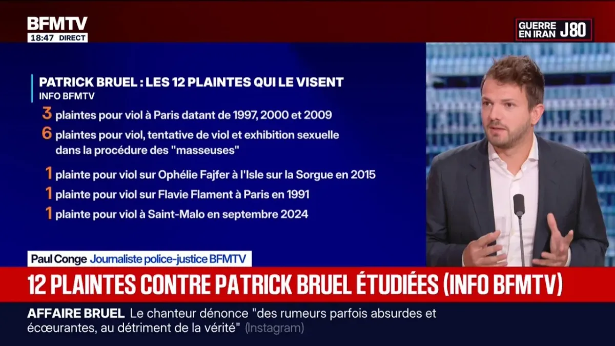 INFO BFMTV. Patrick Bruel accusé de violences sexuelles: au moins 12 ...