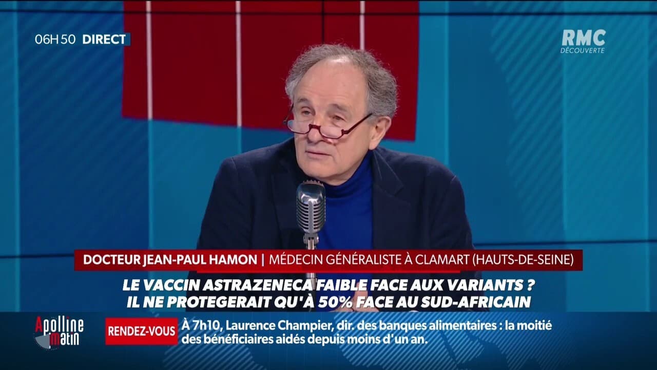 "Ca donne des effets secondaires de type syndrome grippal": le docteur Jean-Paul Hamon rassure ...