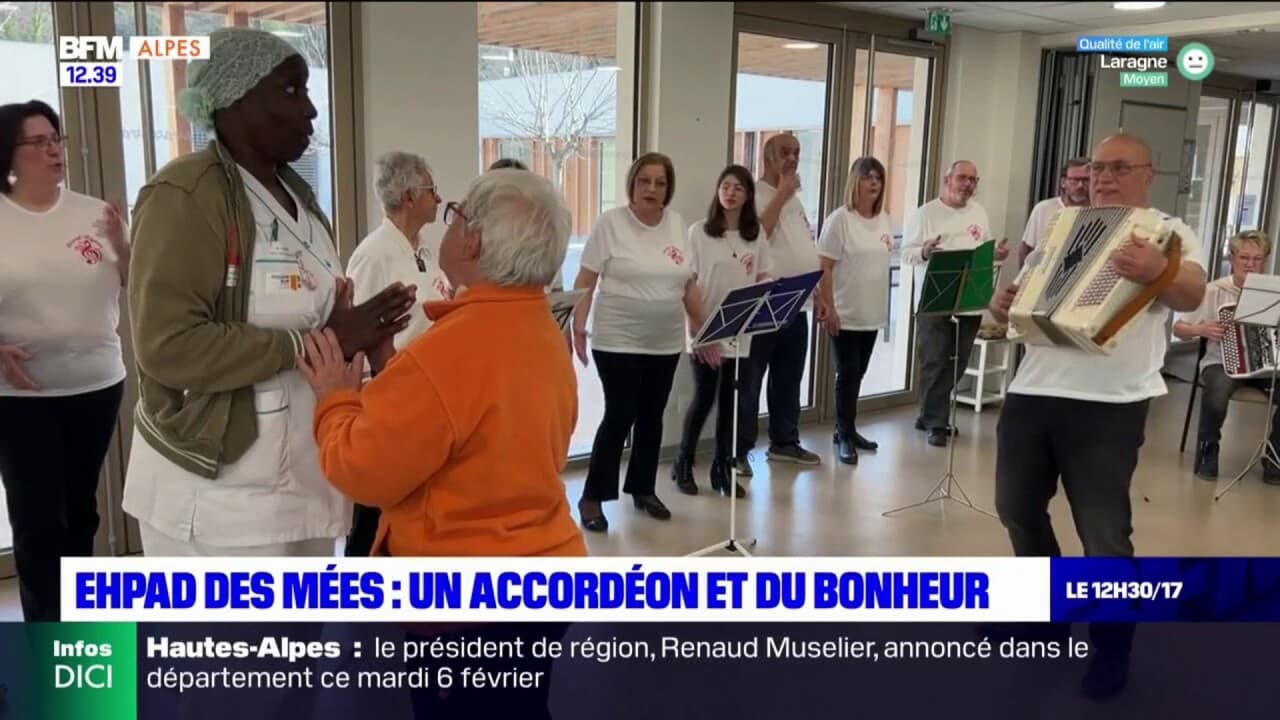Les Mées: une chorale et un accordéon ont fait le bonheur des aînées à ...