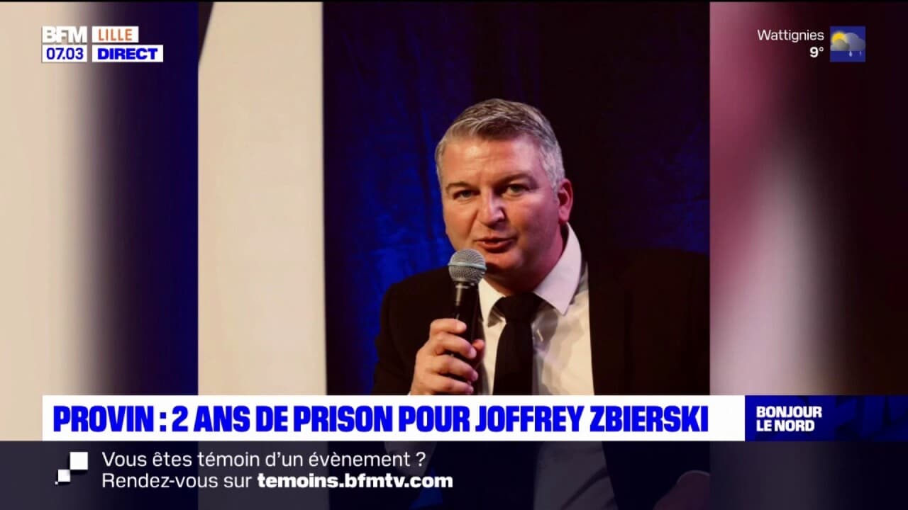 Provin: l'ancien maire de Provin Joffrey Zbierski condamné jeudi à deux ...