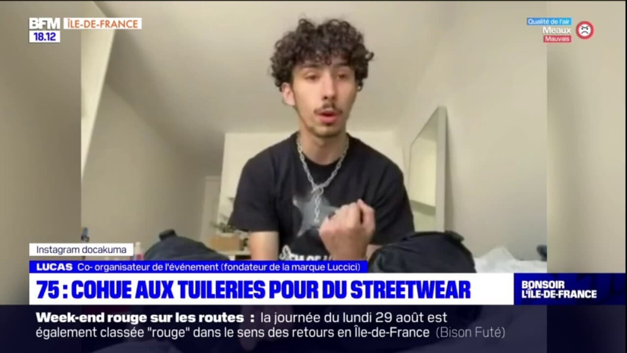 Paris: après la cohue aux Tuileries, le fondateur de la marque de ...