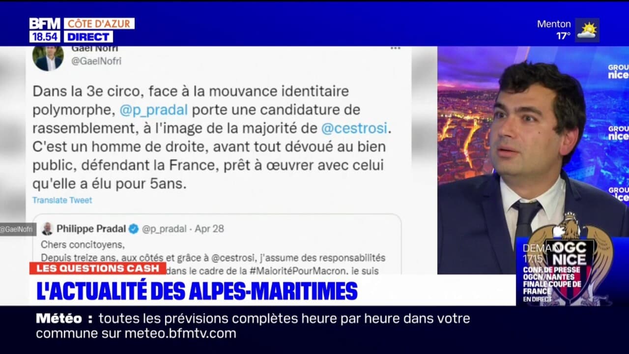 Législatives: Gaël Nofri soutient la candidature de Philippe Pradal ...