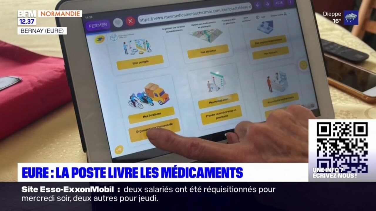 Eure: La Poste livre des médicaments