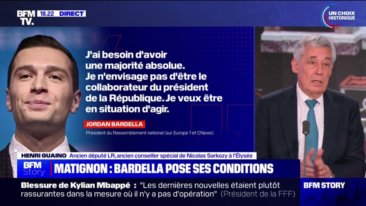 Gouvernement RN: Henri Guaino (LR) affirme qu'il n'y participerait pas ...