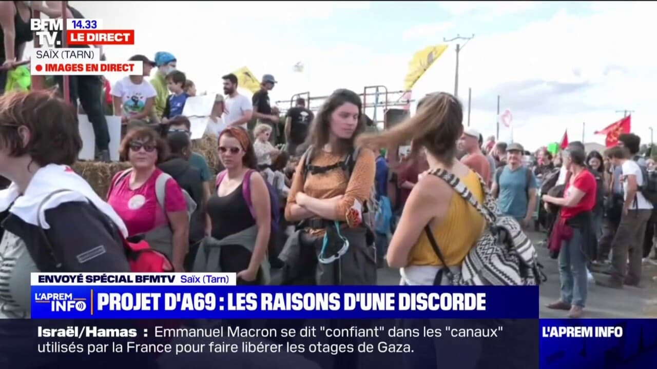 Manifestation contre la construction de l'A69: 9.000 personnes ...