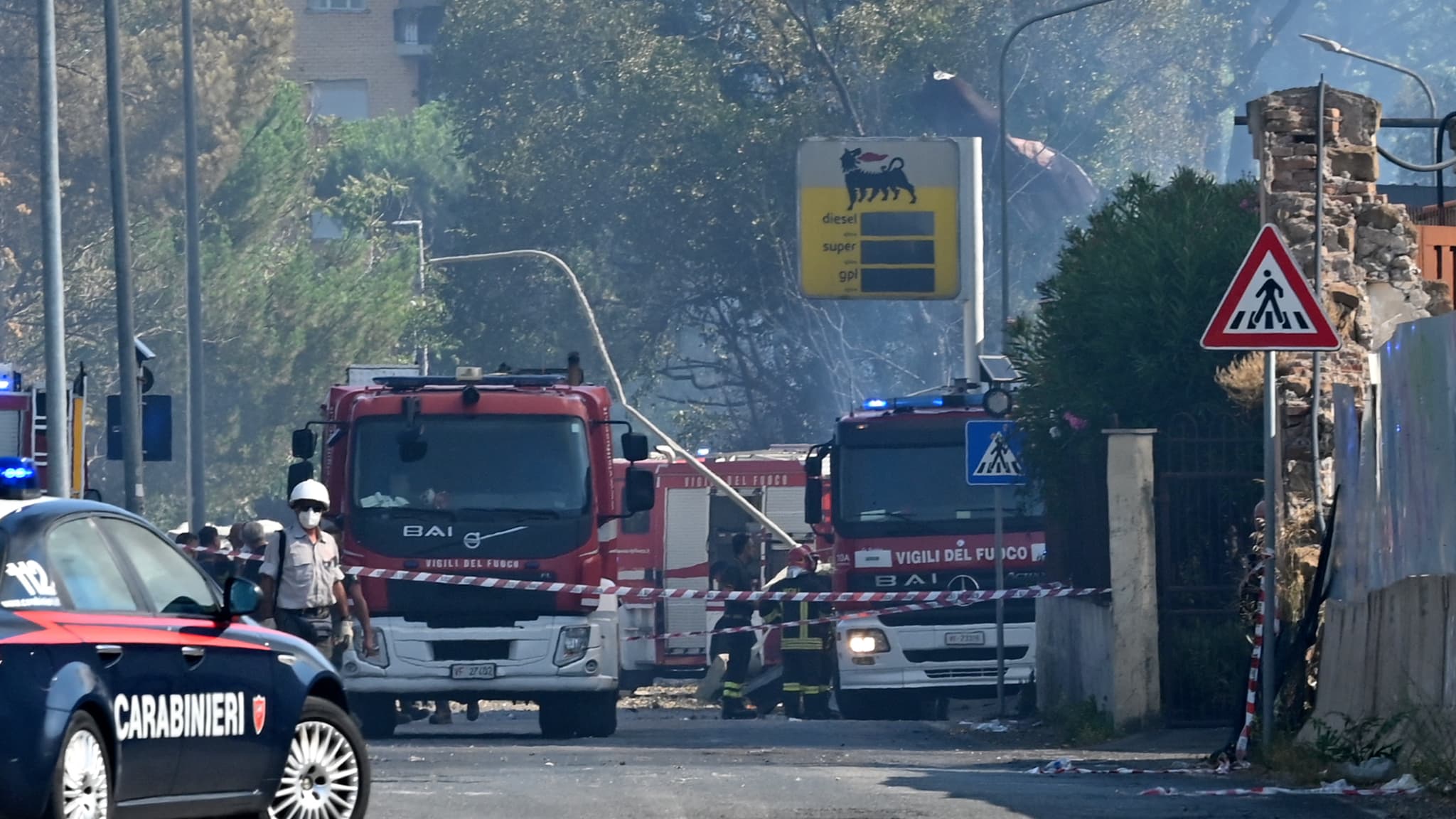 Une station-service explose en plein Rome, une trentaine de blessés à ...