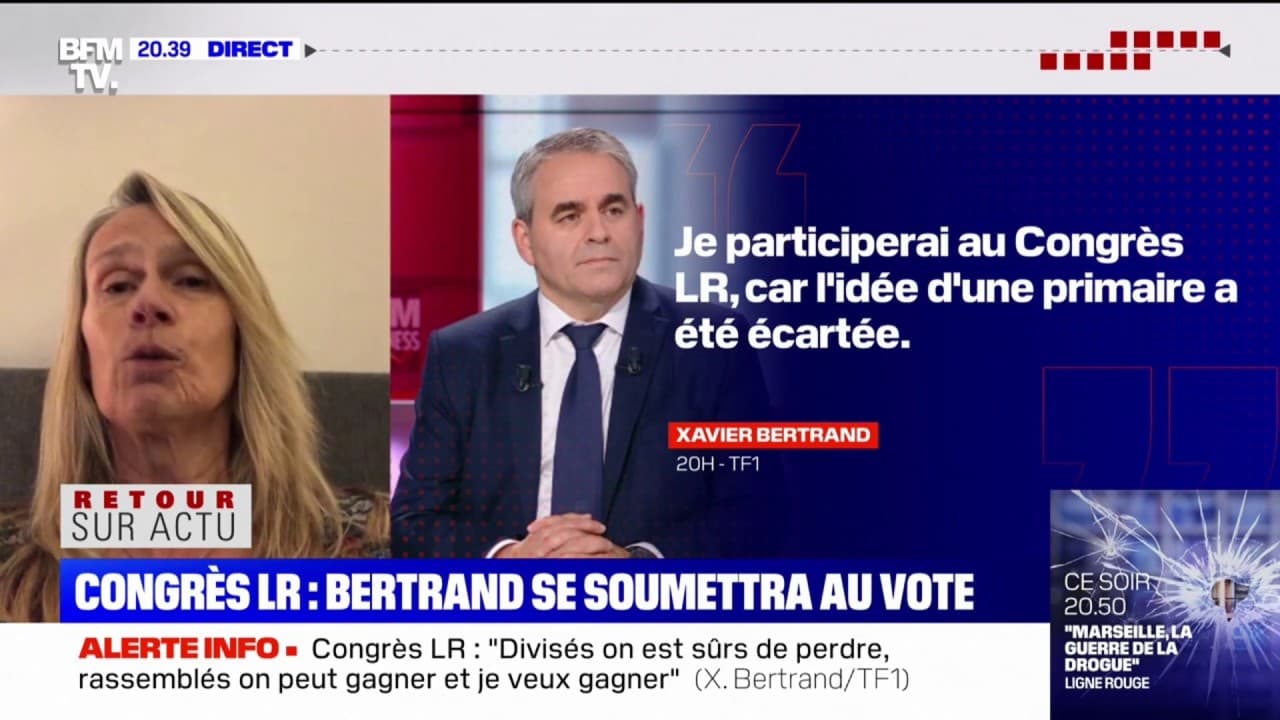 Participation de Xavier Bertrand au Congrès LR: pour la députée ...
