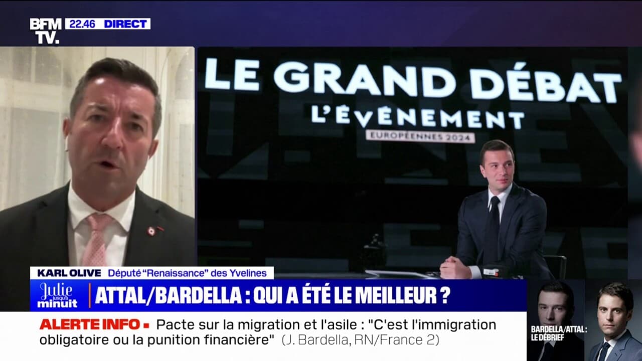 Débat Gabriel Attal/Jordan Bardella: "On ne s'improvise pas Premier ...