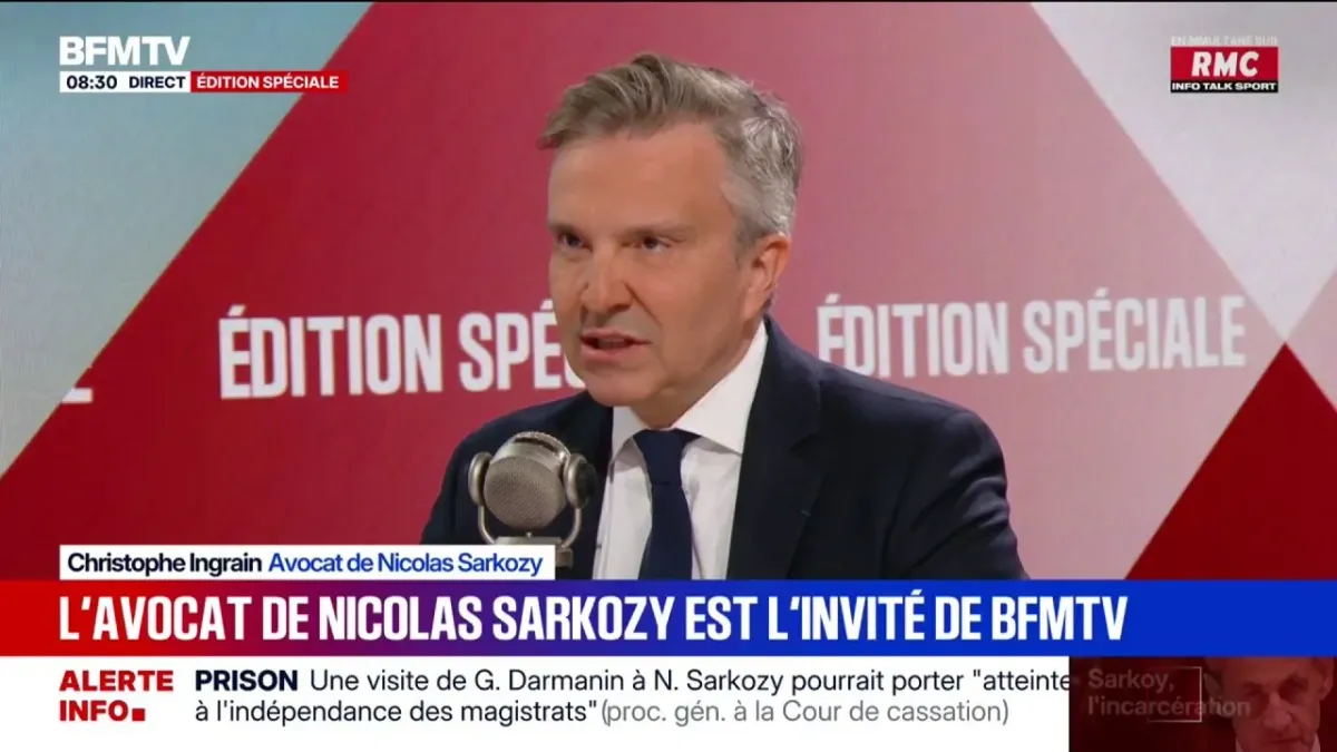 L'incarcération de Nicolas Sarkozy "renforce sa détermination et sa ...