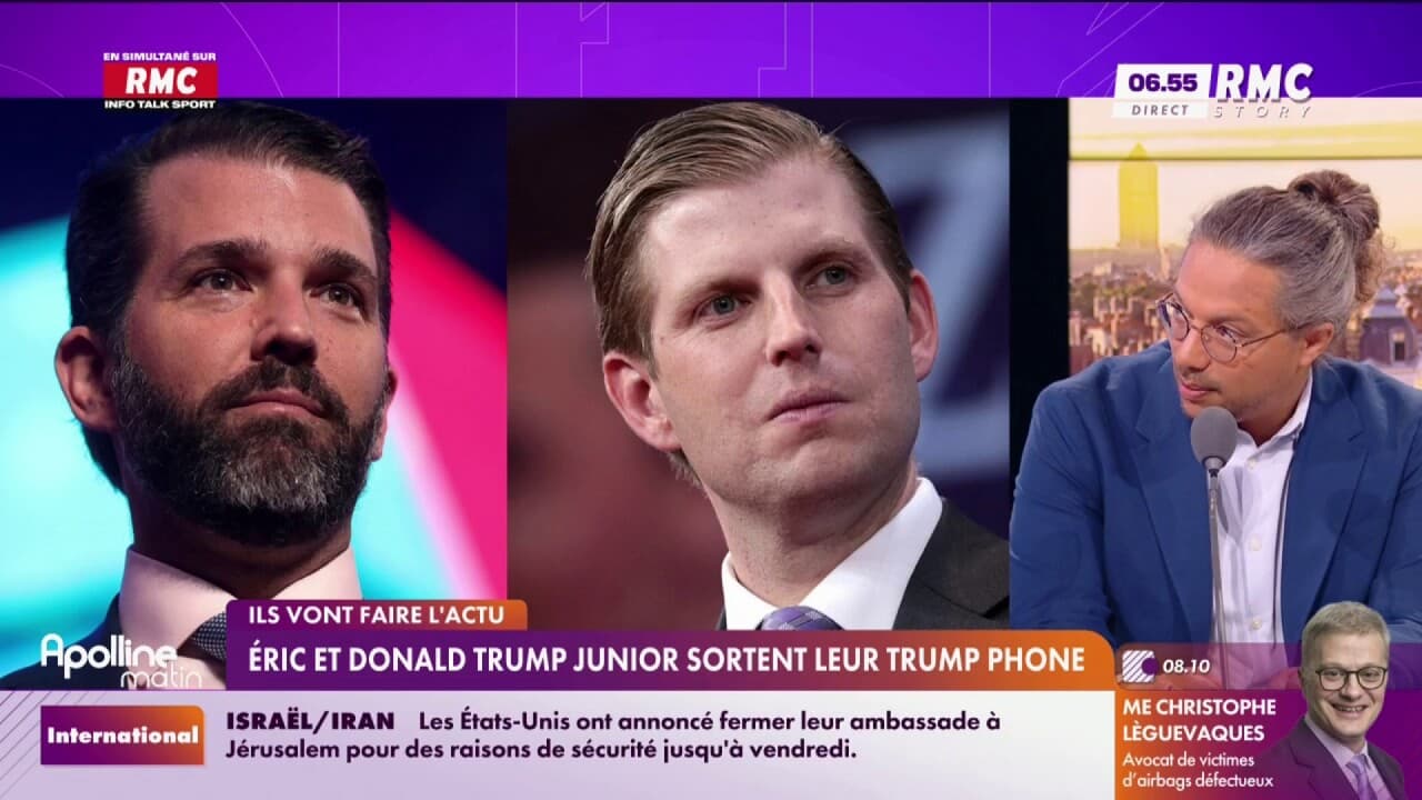 Eric et Donald Trump junior sortent leur Trump Phone