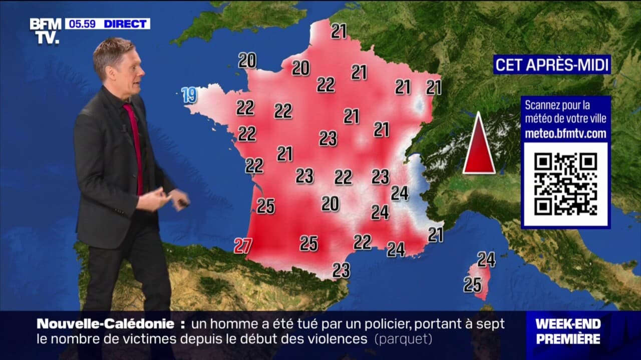 Un temps sec sur une grande partie de la France et des températures en ...