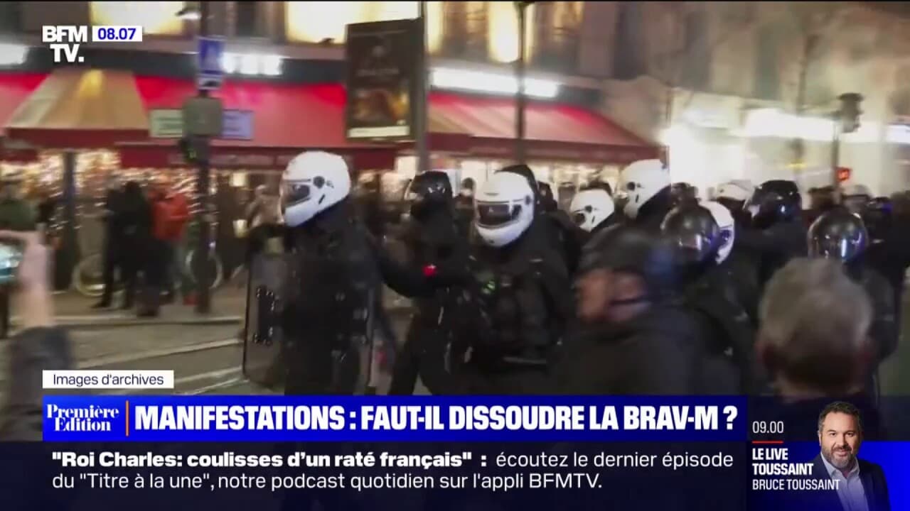 Manifestations: les méthodes de la Brav-M mises en cause dans plusieurs ...