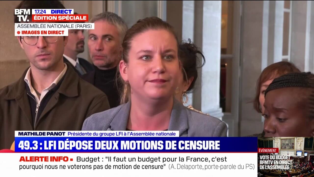 Motion de censure: "L'extrême droite joue le rôle d'assurance-vie du ...