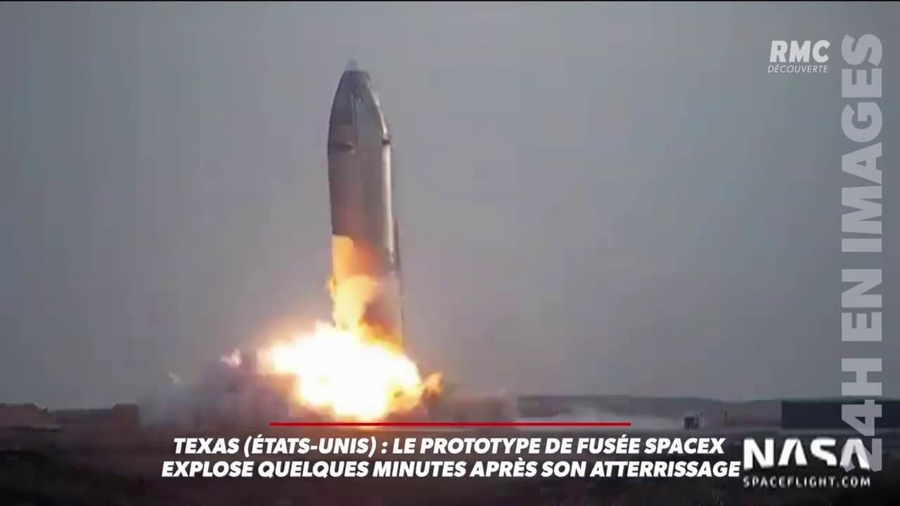 Un Prototype De Fusée Spacex Explose Au Sol Quelques Minutes Après Son