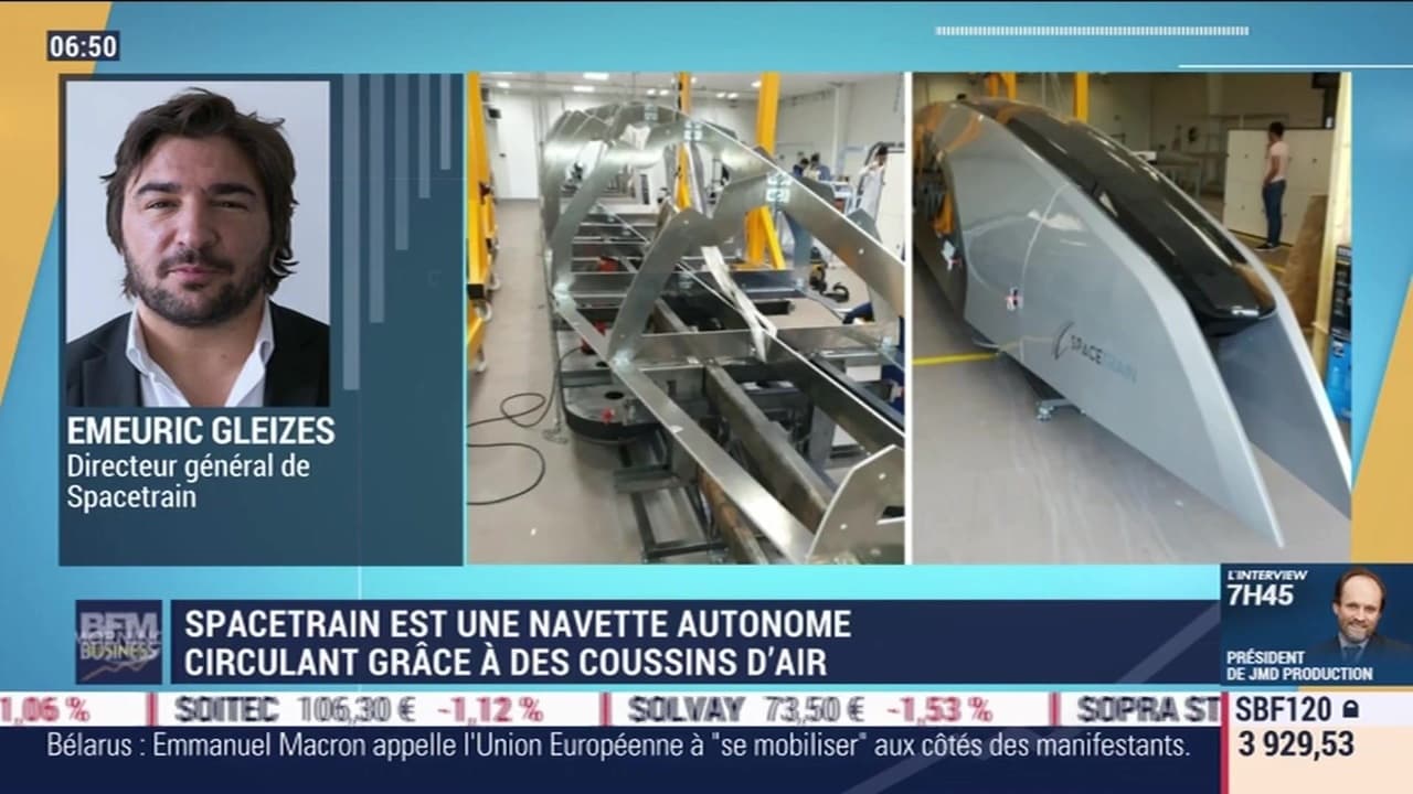 Emeuric Gleizes (Spacetrain) : Spacetrain, une navette autonome reliant ...