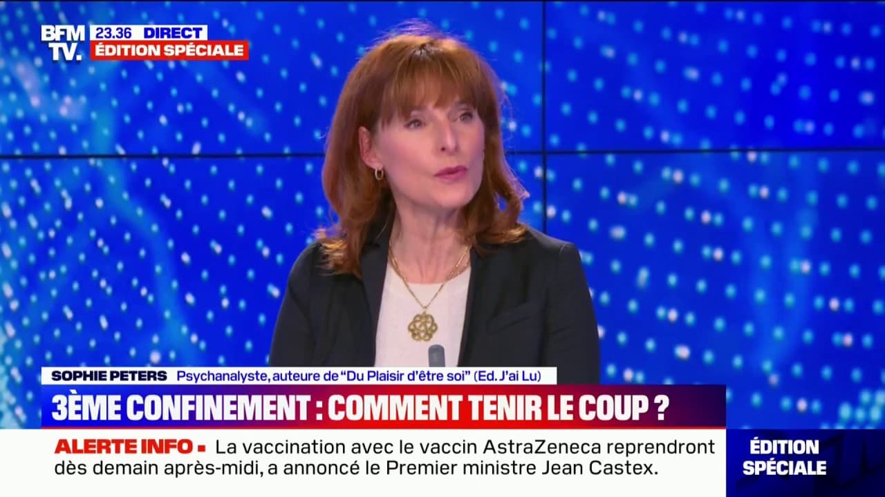 Reconfinement: pour la psychanalyste Sophie Peters, "ce qui est en ...