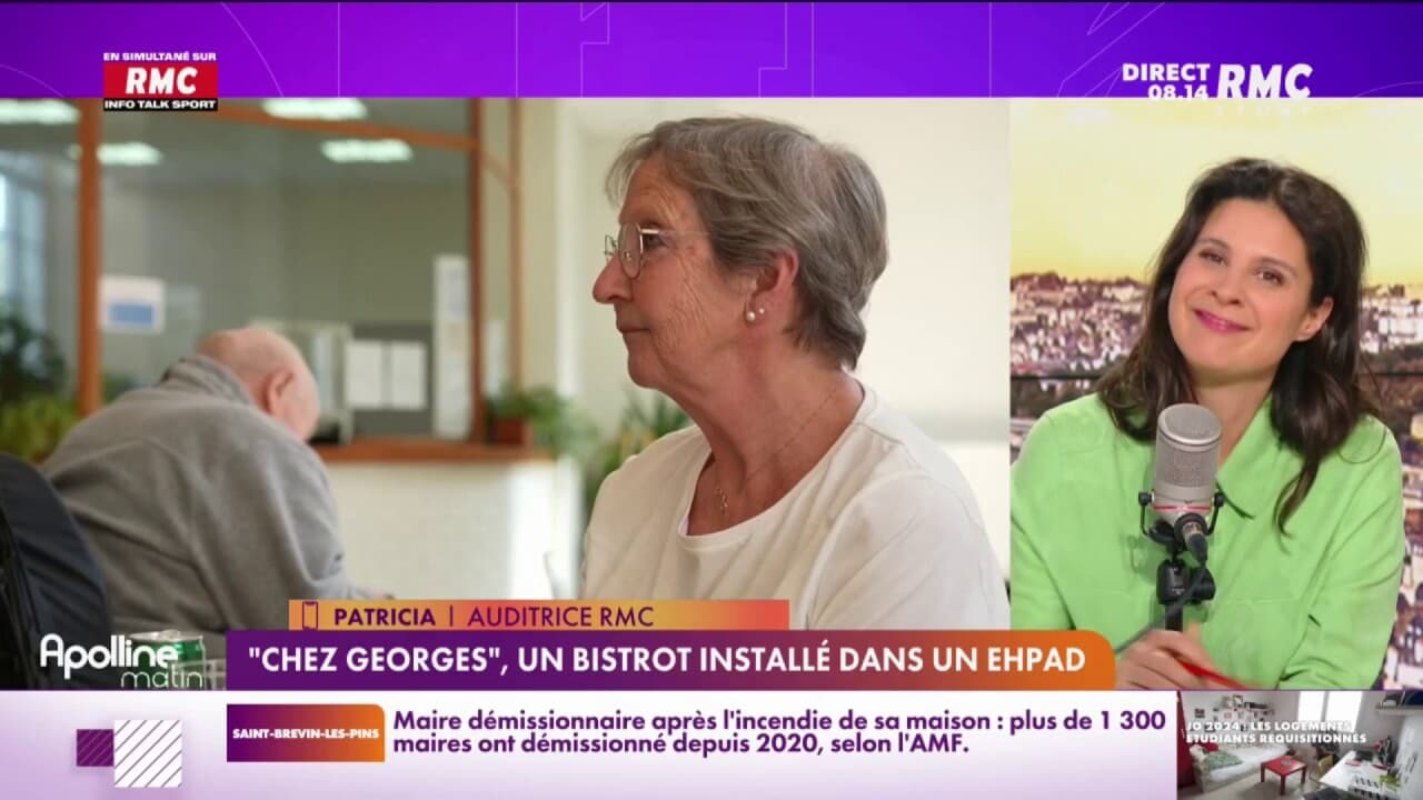 Patricia, auditrice fidèle de RMC : un bistrot dans une EHPAD, c'est ...