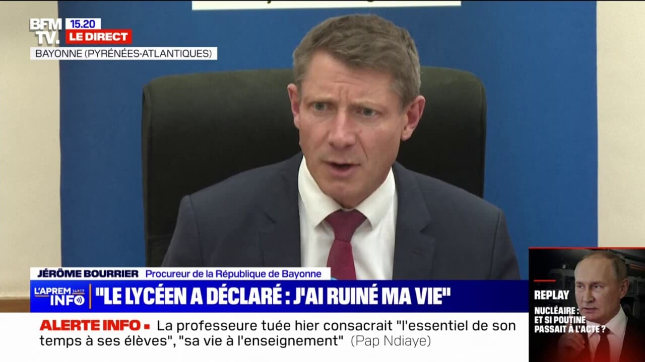 Enseignante tuée: le procureur de Bayonne affirme qu' Enseignante tuée: le procureur de Bayonne affirme qu'