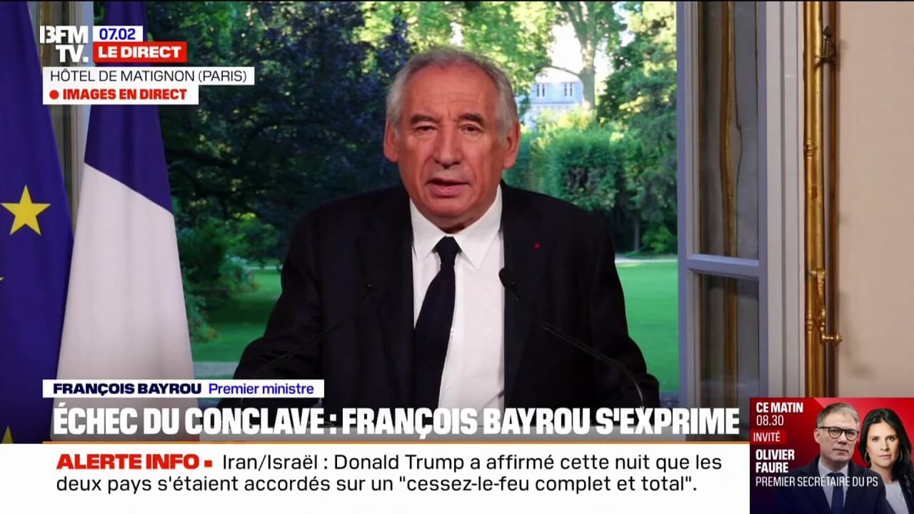 François Bayrou invite les participants au conclave sur les retraites ...