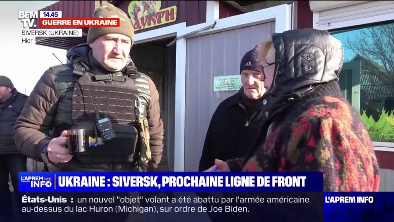 À Siversk, dans le Donbass, les habitants se préparent alors que les ...