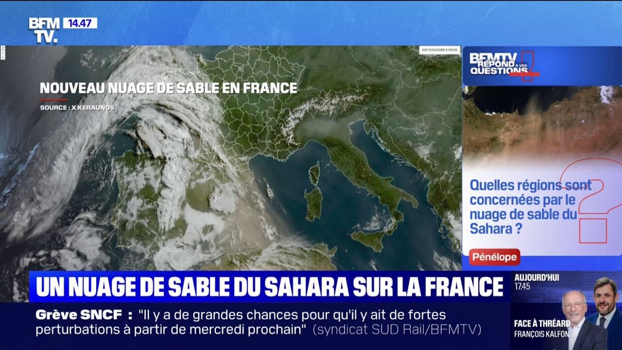 Quelles sont les régions concernées par le nuage de sable du Sahara ...