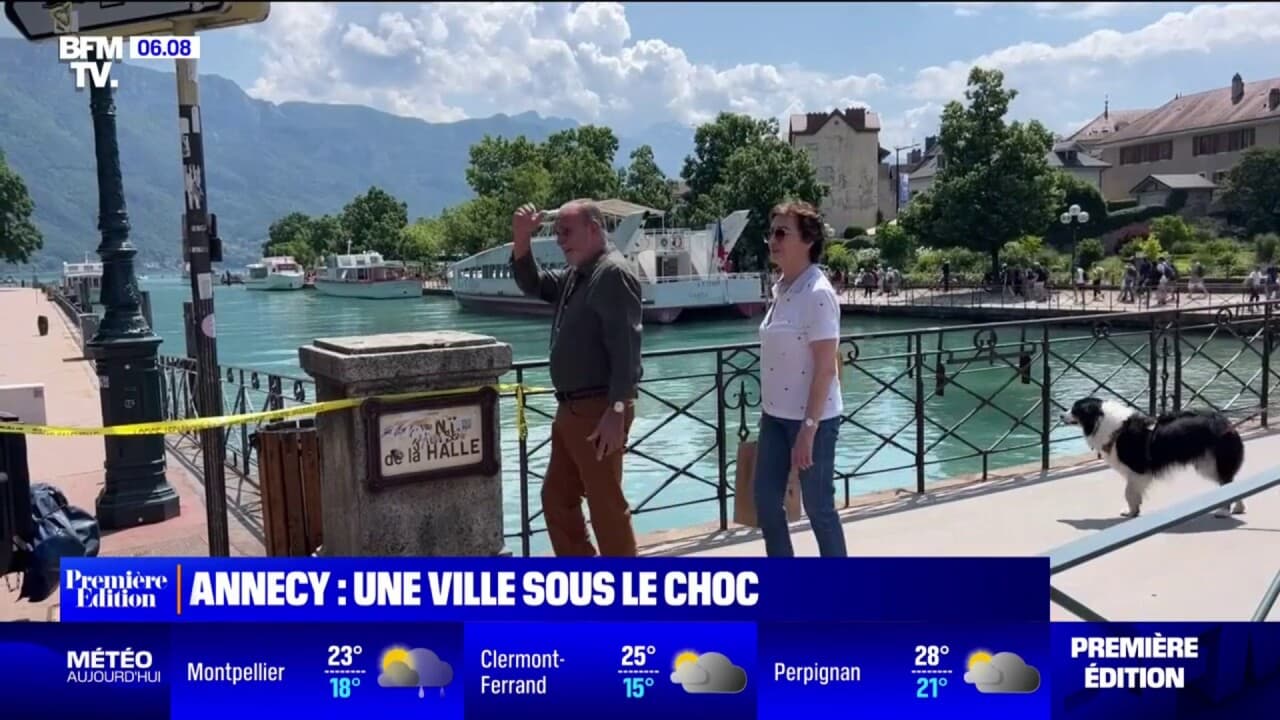 Après l'attaque au couteau, les habitants de la ville d'Annecy sont ... Après l'attaque au couteau, les habitants de la ville d'Annecy sont ...