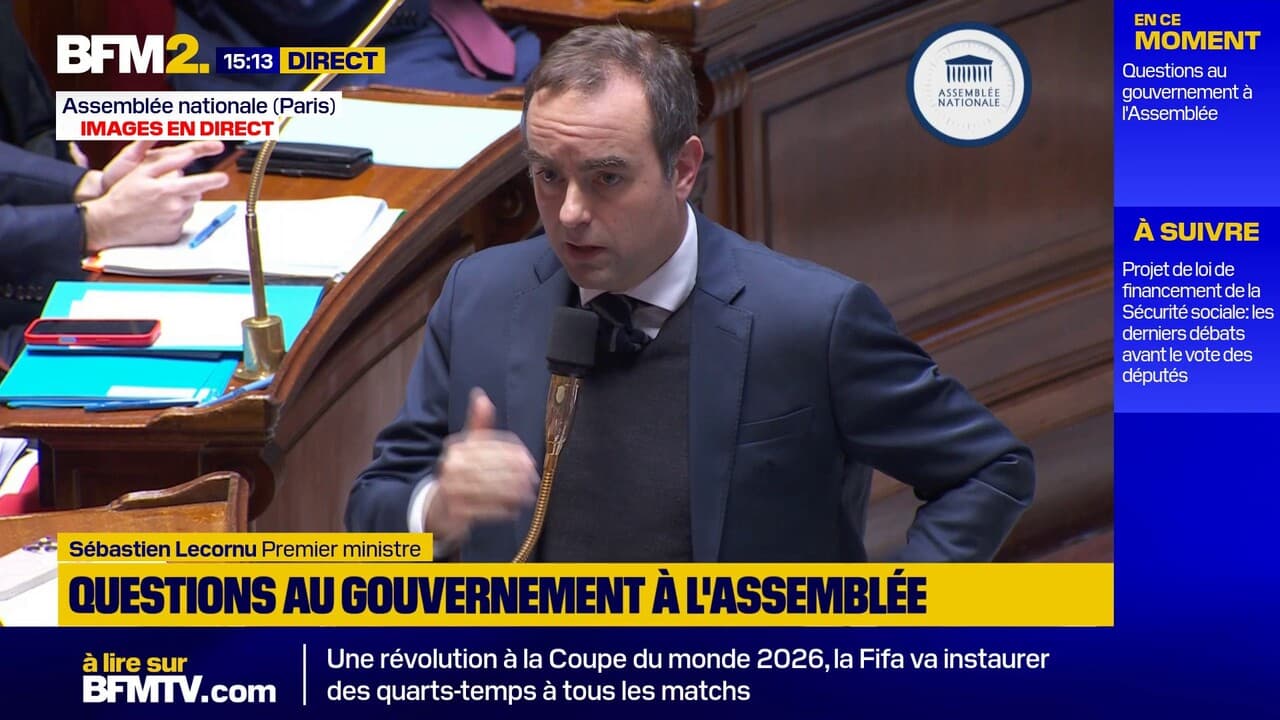 "Chantage au vote" de députés écologistes: Sébastien Lecornu annonce ...