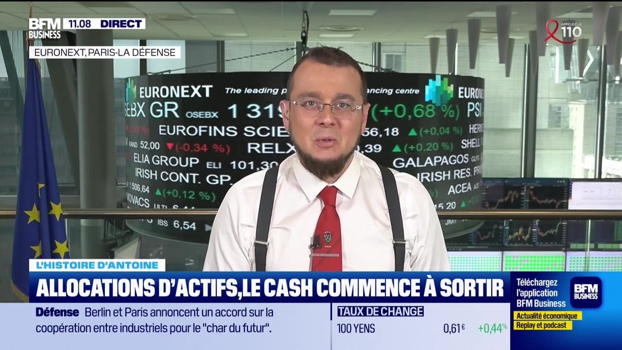 L'histoire financière : Allocations d'actifs, le cash commence à sortir ...