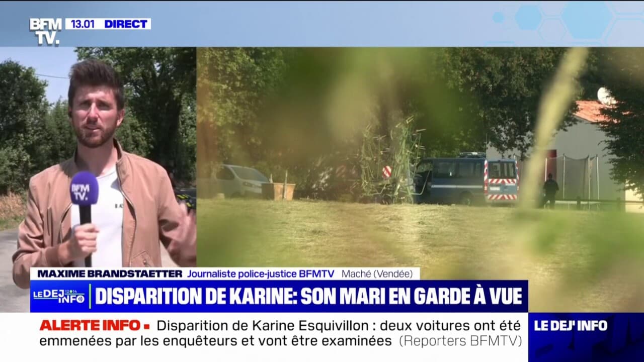 Disparition de Karine Esquivillon: deux voitures ont été emmenées par ...