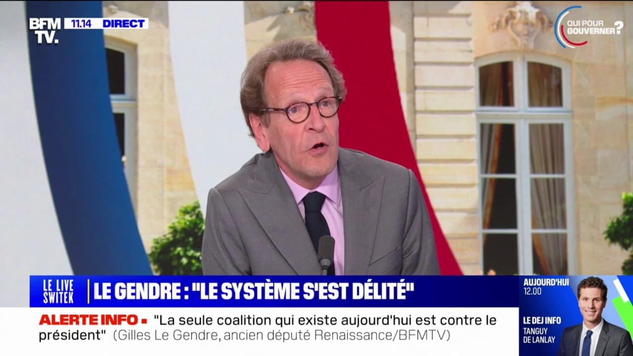 Gilles Le Gendre: "Il avait fait naître un rêve exceptionnel, on a tout ...