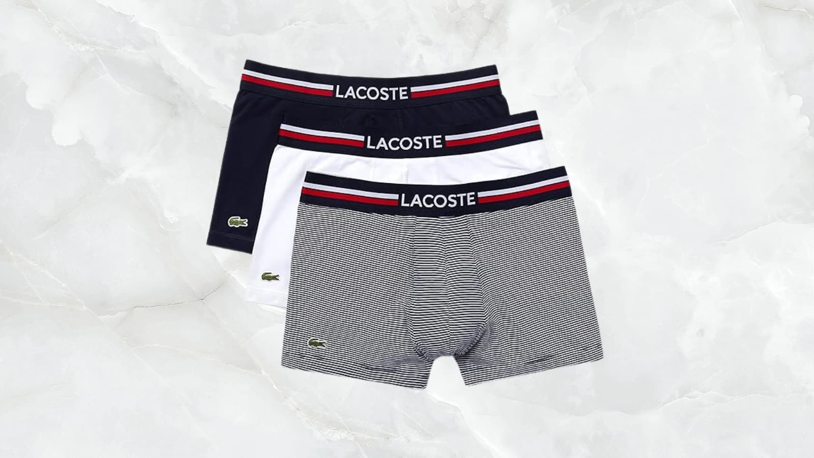Ce lot de 3 boxers Lacoste est sûrement le carton de la semaine avec ...