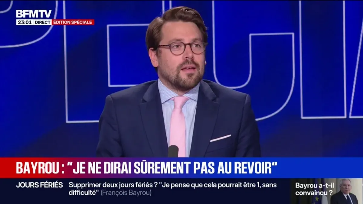 "C'est terminé François Bayrou", estime Benjamin Lucas-Lundy, député ...