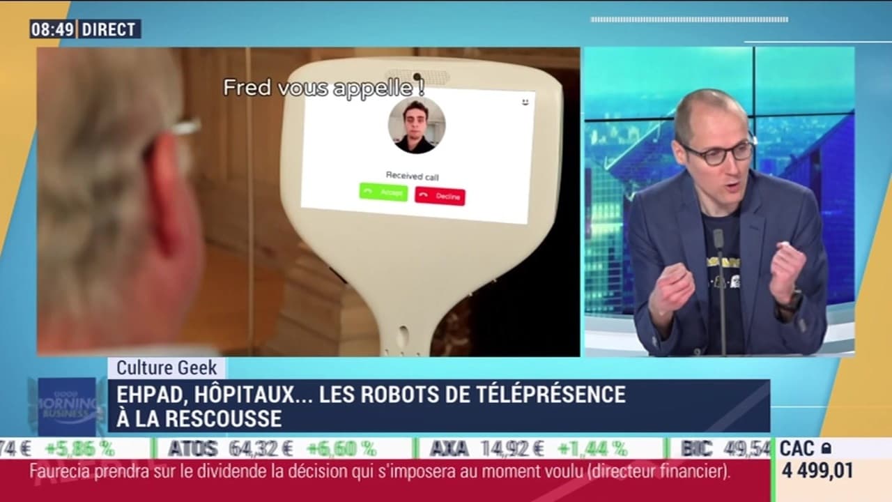 Culture Geek : Les robots de téléprésence à la rescousse des personnes isolées dans les Ehpad et ...