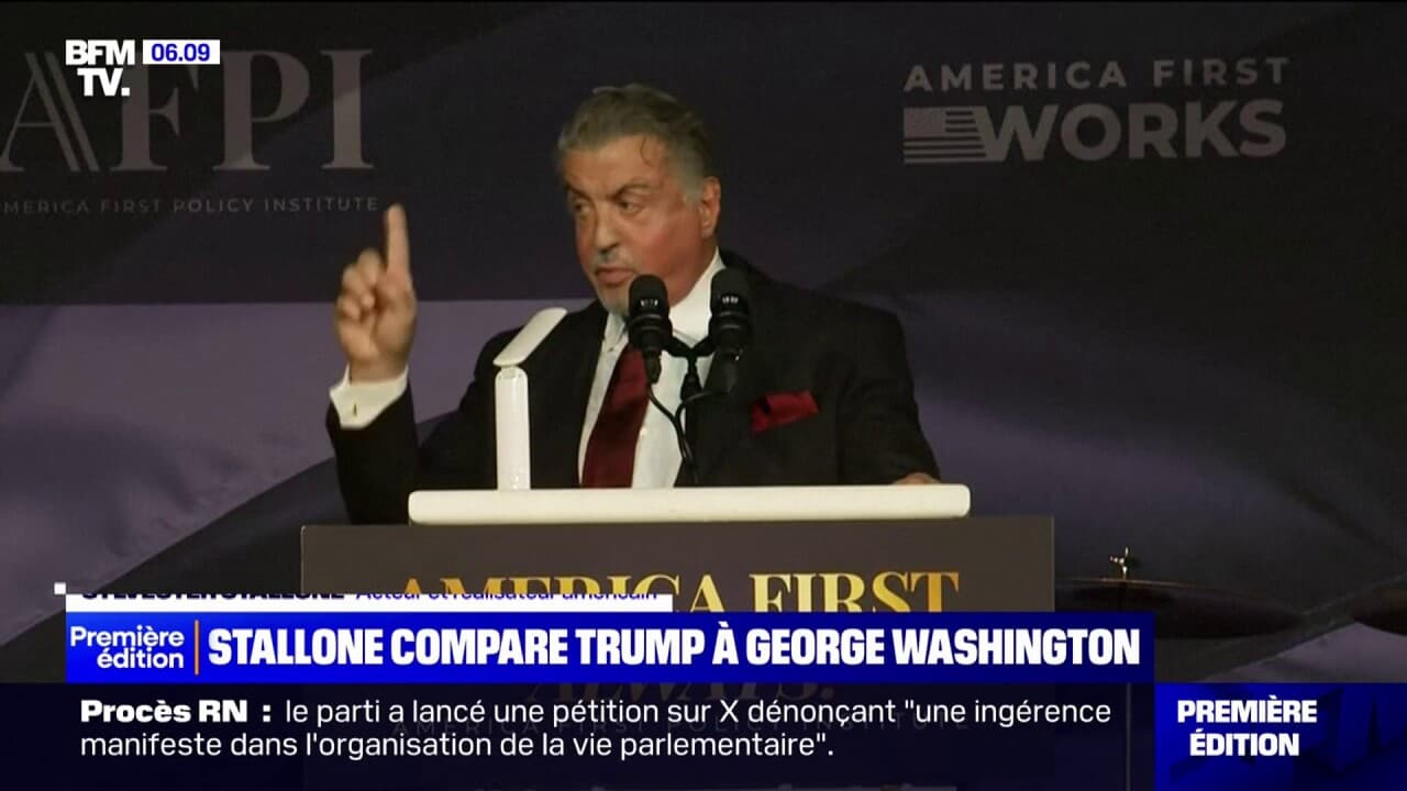 Stallone "admiratif" de Trump qu'il compare à "un deuxième George ...