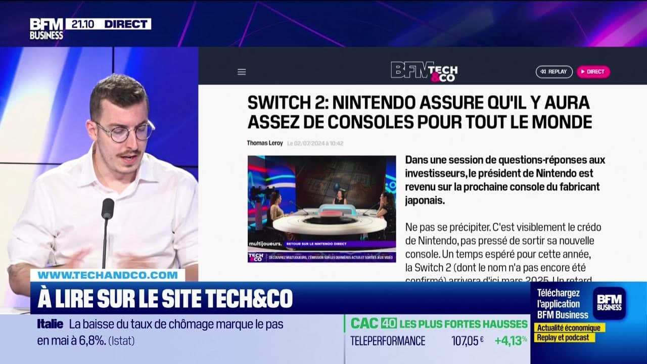 À lire sur le site Tech&Co : Switch 2, Nintendo assure qu'il y aura ...