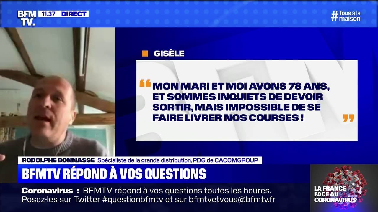 Mon mari et moi sommes âgés et inquiets, comment éviter de sortir faire ...