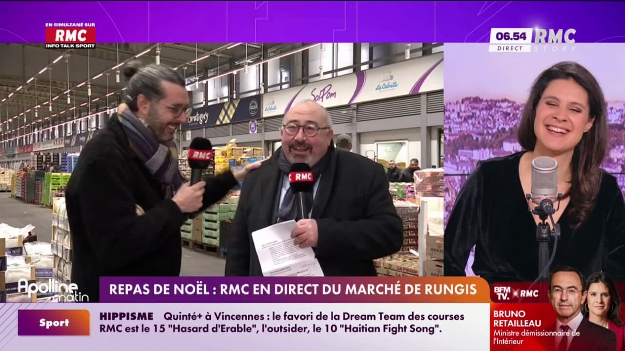 "Tout le monde a le sourire" : RMC en direct du marché de Rungis