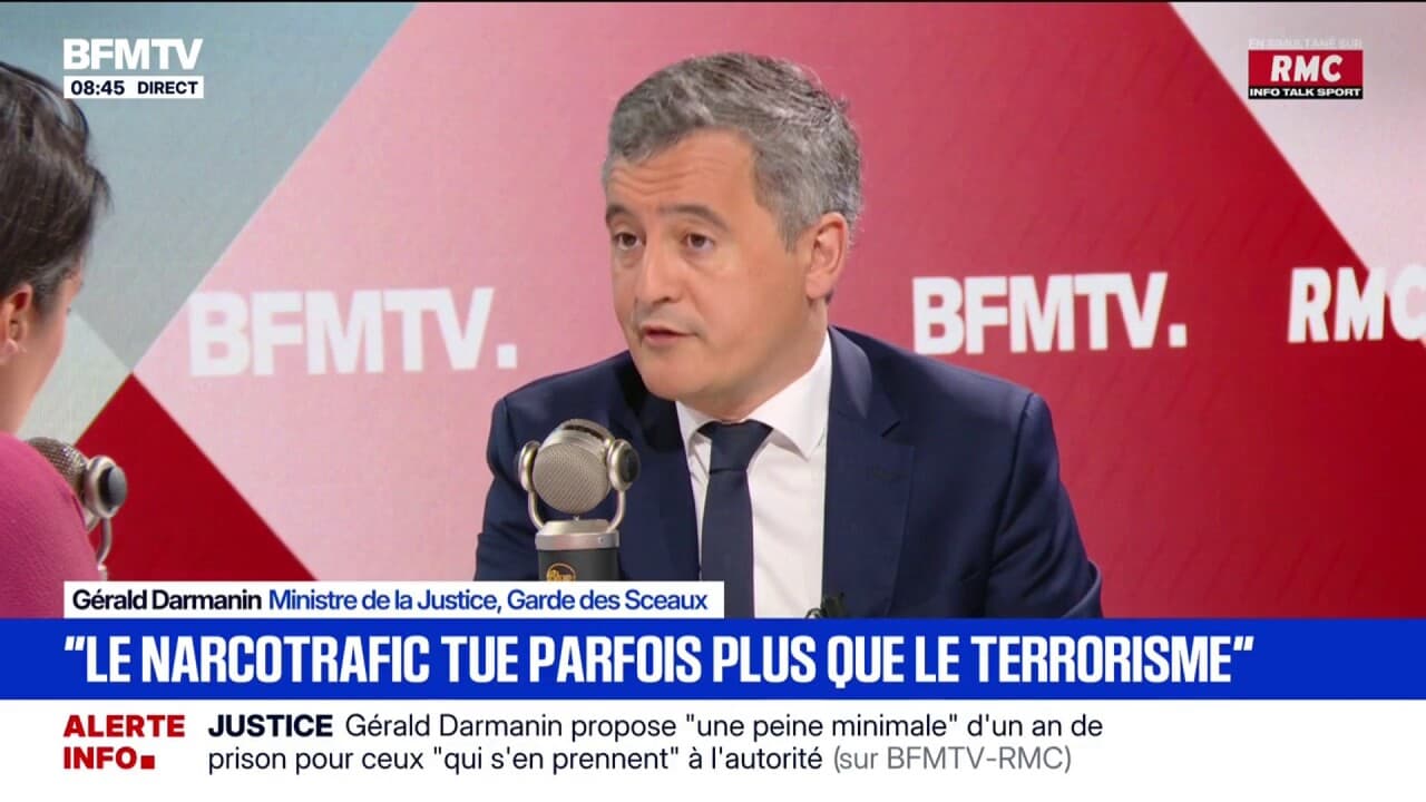 Gérald Darmanin: "Le narcotrafic tue parfois même beaucoup plus que le ...