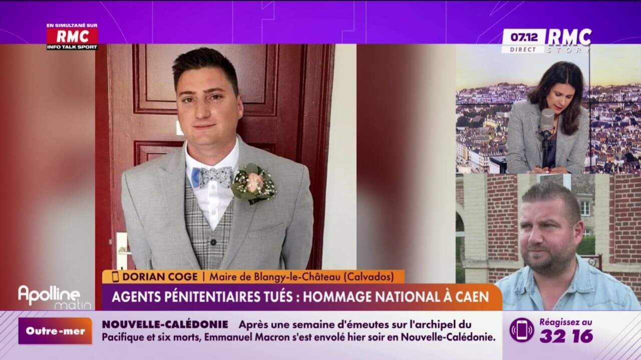 L'hommage du maire de Blangy-le-Château à Arnaud, un des agents ...