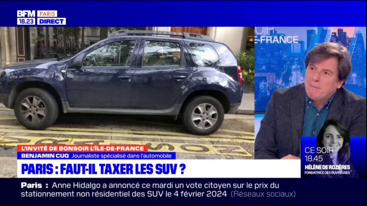 Paris: des SUV "plus lourds car mieux équipés" en systèmes de sécurité ...