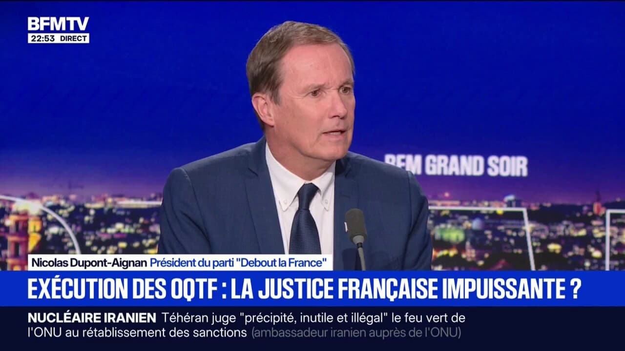 Meurtre de Philippine: "C'est le fruit de tous les scandales", lance Nicolas Dupont-Aignan ...