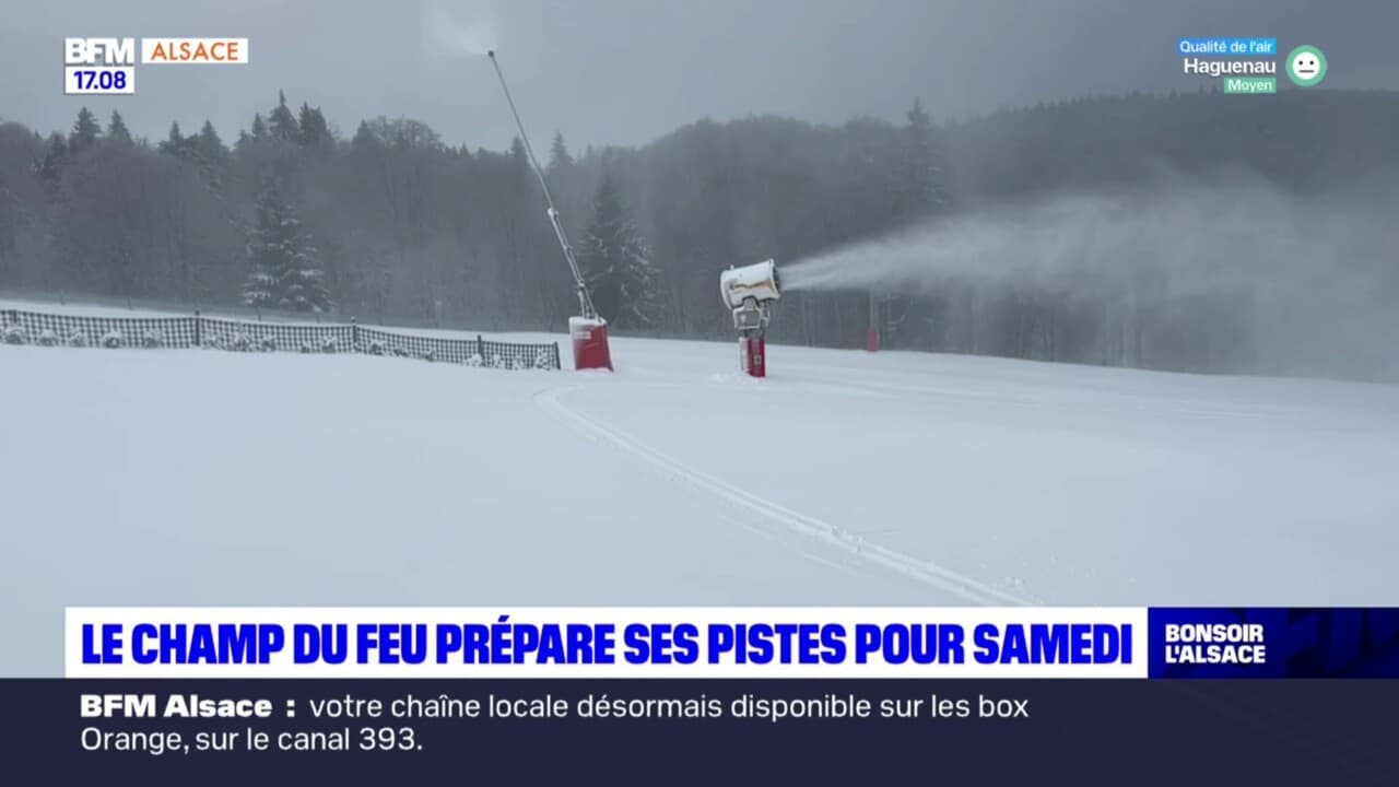 Bas-Rhin: le Champ du feu prépare ses pistes pour samedi