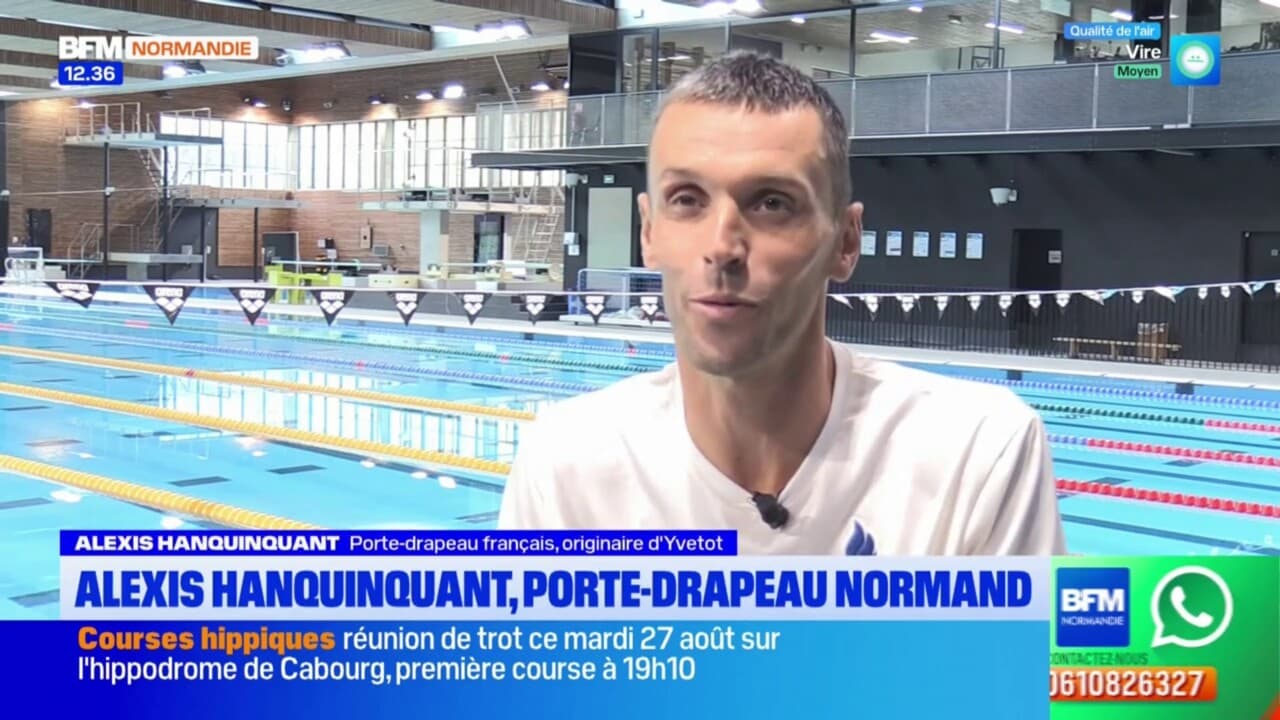 Le para-athlète normand Alexis Hanquinquant est le porte-drapeau de la ...