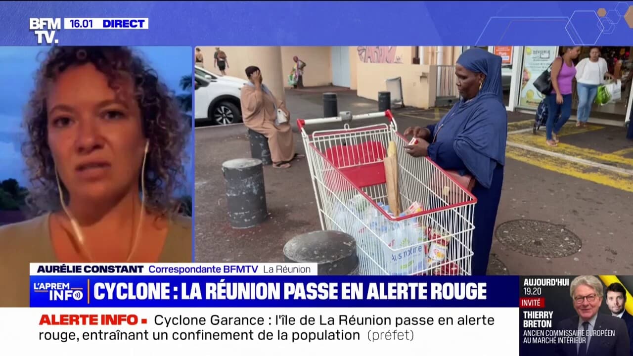Cyclone Garance: La Réunion passe en alerte rouge, la population doit ...